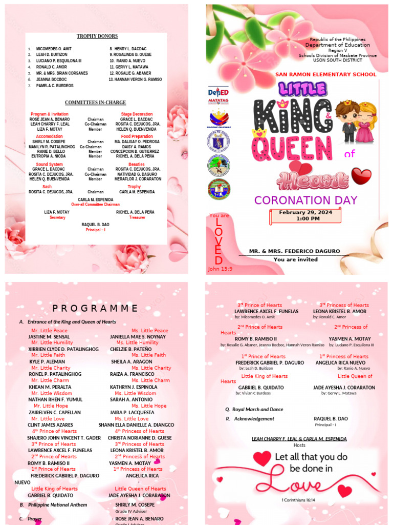 King and Queen Final | PDF