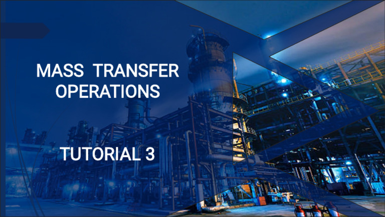 Mass Transfer Operations 2 (Tutorial 3) | PDF