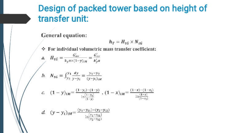 Mass Transfer Operations 2 (Tutorial) | PDF