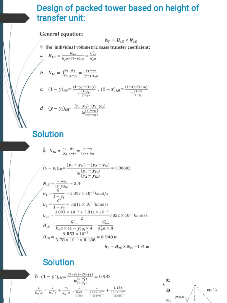 Mass Transfer Operations 2 (Tutoril 3) | PDF