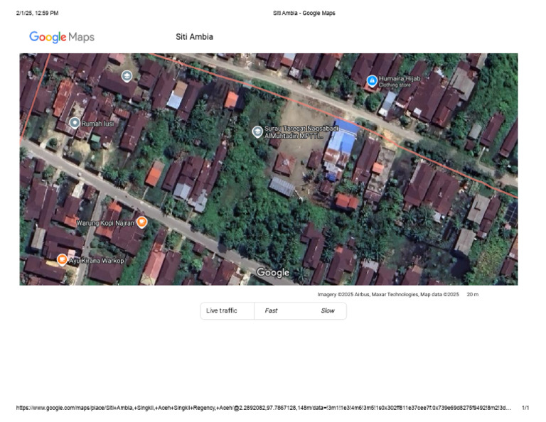 Siti Ambia - Google Maps | PDF