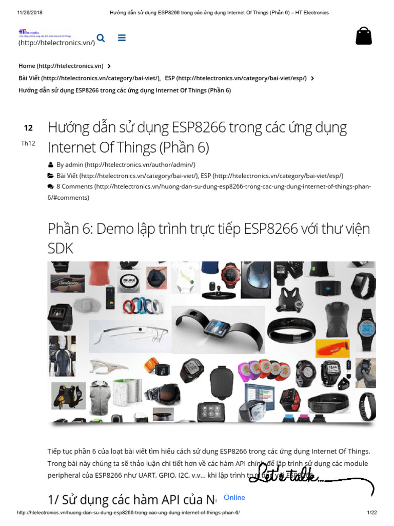 ESP8266 IoT_06_HTElectronics | PDF