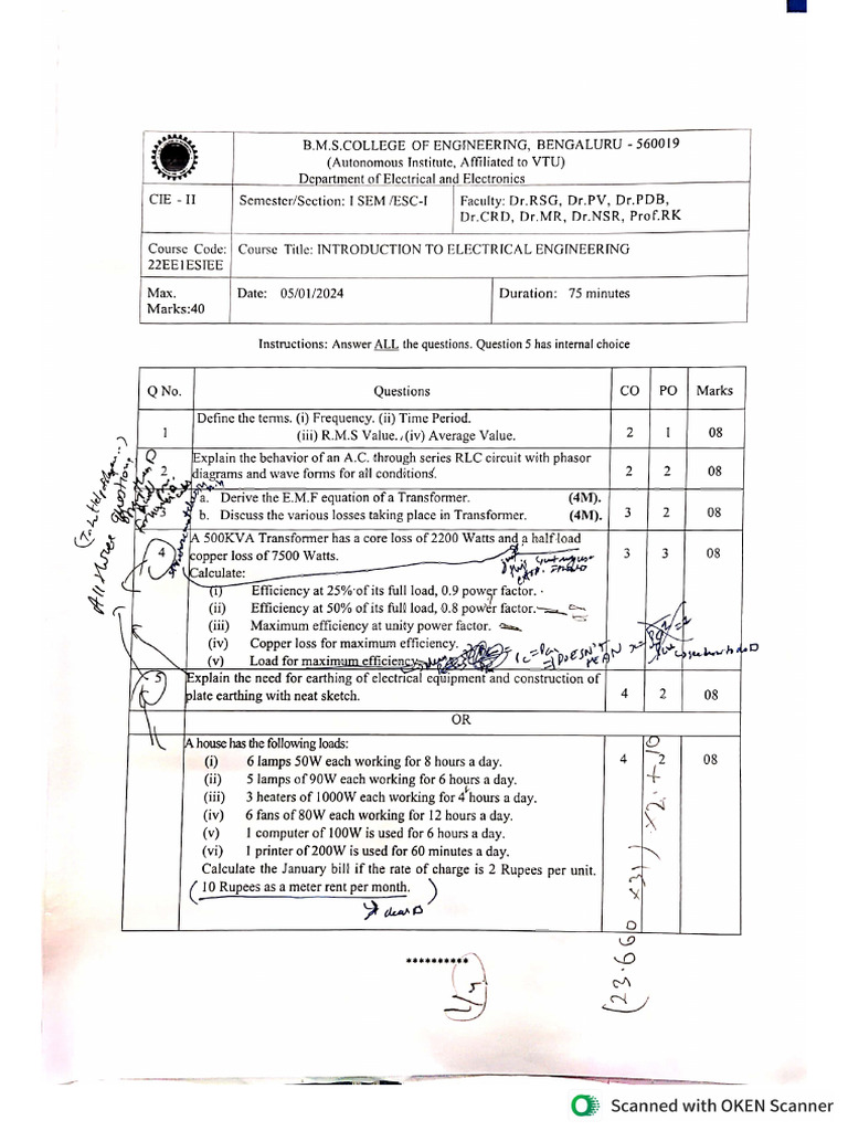 Electrical Cie 2-Merged | PDF