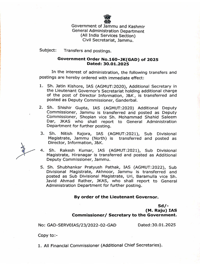 transfer and posting order | PDF