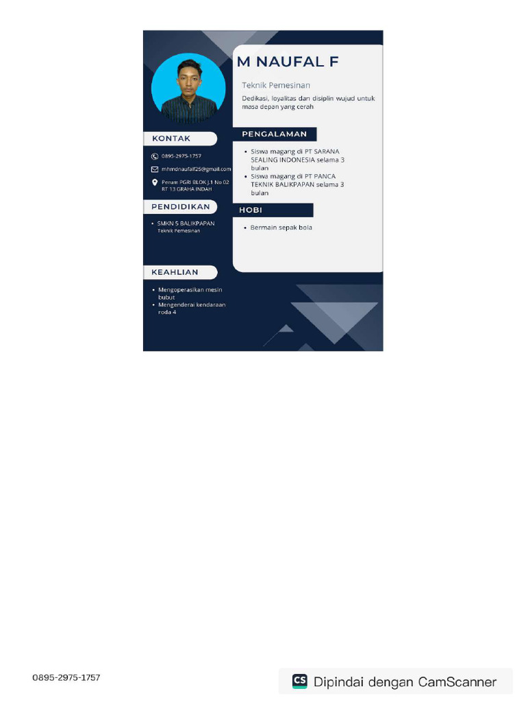 (CV) M NAUFAL F_compressed | PDF