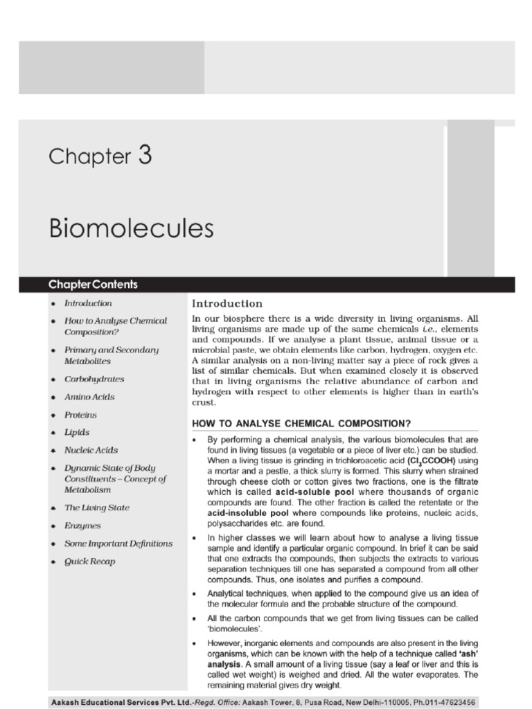 Aakash Zoology Module 2 | PDF