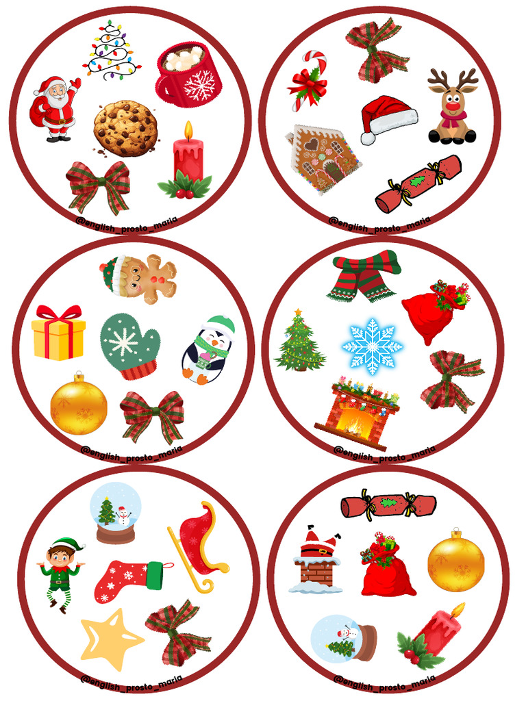 Dobble Christmas | PDF | Seasonal Traditions | Christmas Fiction