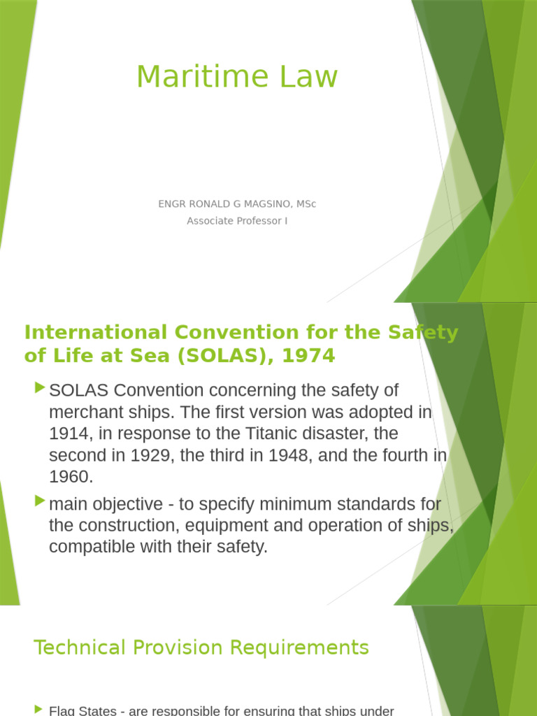 Solas | PDF | Ships | Dangerous Goods