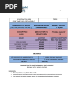 Proposed Fee Structure 2025-26 | PDF