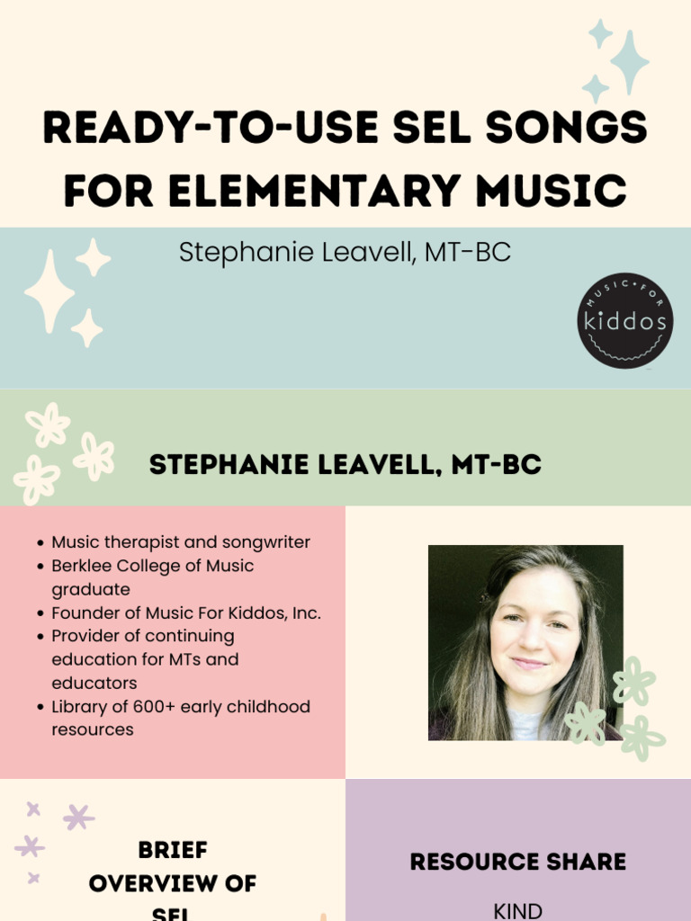 Ready to use SEL Songs | PDF | Psychology | Behavioural Sciences