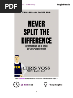 Never Split the Difference by Chris Voss(0) | PDF | Negotiation | Empathy