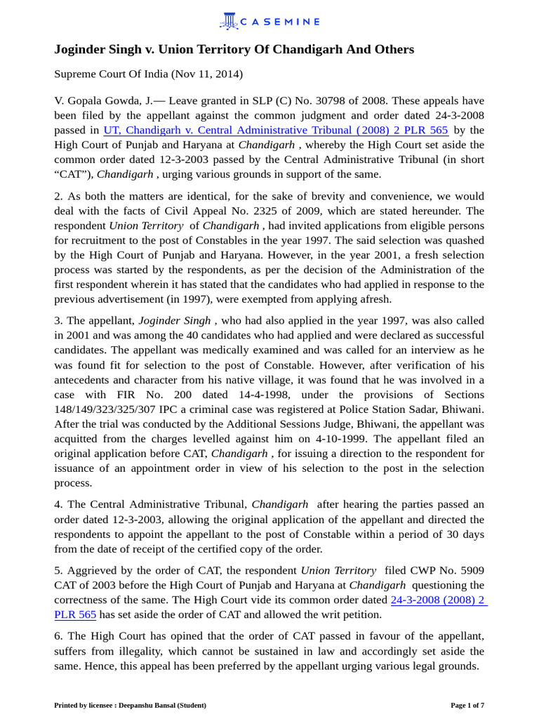 Casemine Judgment 820928 | PDF | Acquittal | Prosecutor