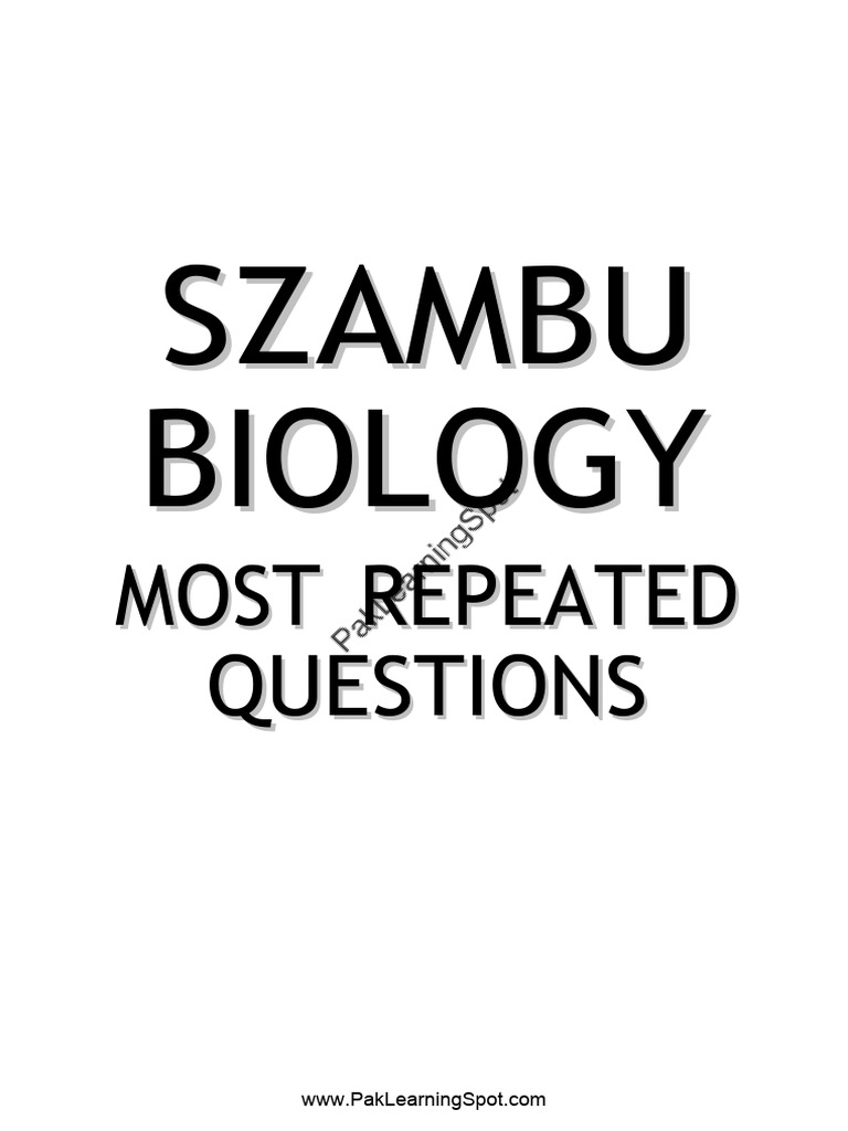 SZABMU MDCAT Most Repeated MCQs PLS | PDF | Force | Waves