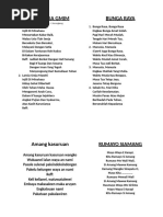 Lirik Lagu Mars Lansia Masa Tua Masa Bahagia | PDF