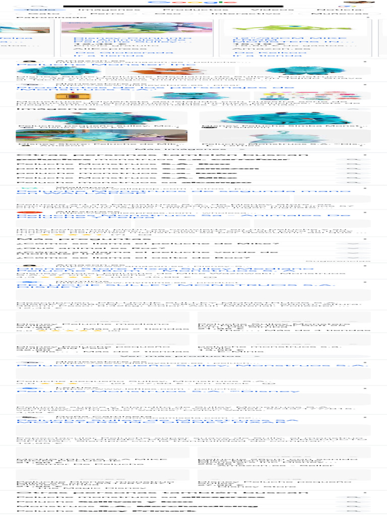 Peluche Monstruos Sa - Buscar Con Google | PDF | Juguetes de peluche ...