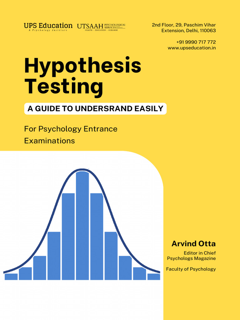 Hypothesis Testing Final | PDF | P Value | Statistical Significance