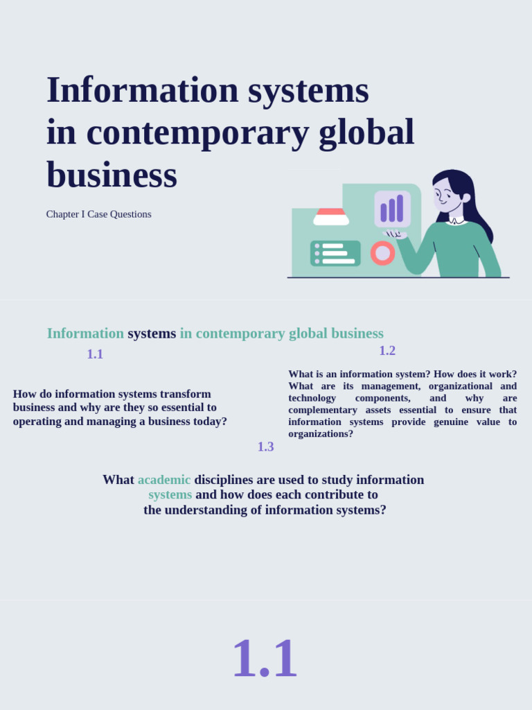 Information Systems in Global Business | PDF | Information | Supply Chain