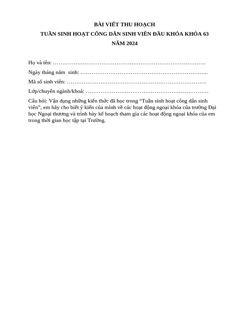 Bài Thu Ho CH SHCD 2 | PDF