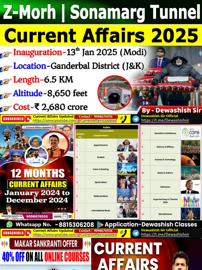 Z Morh or Sonamarg Tunnel | PDF