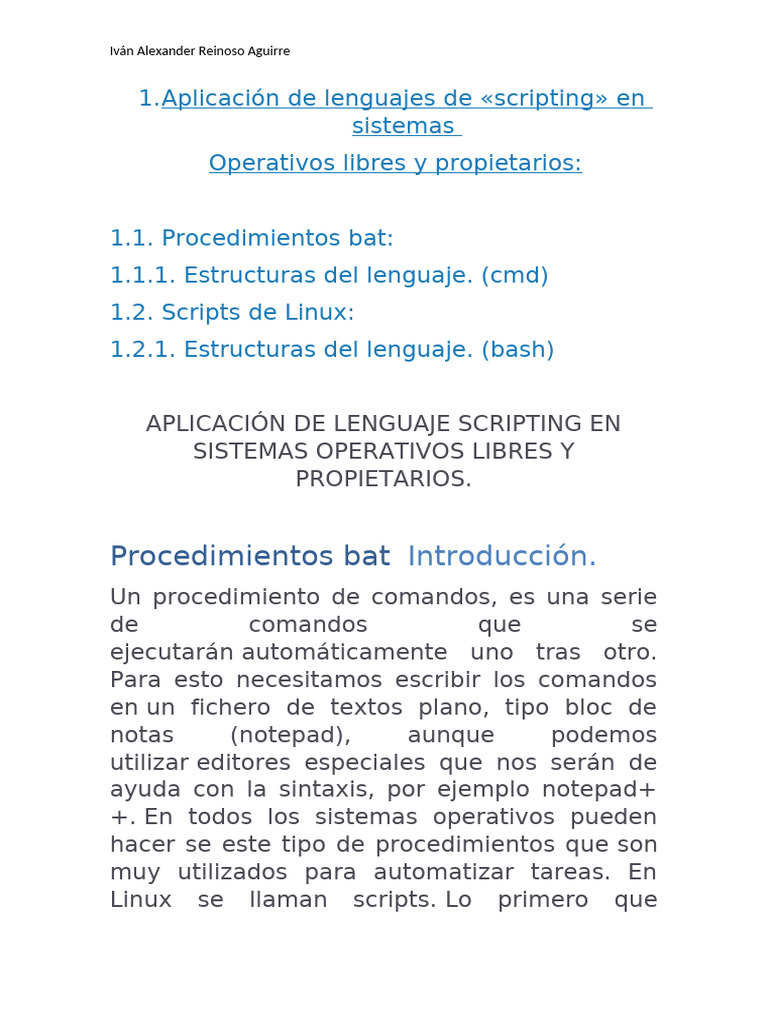 SCRIPTING WINDOWS | PDF