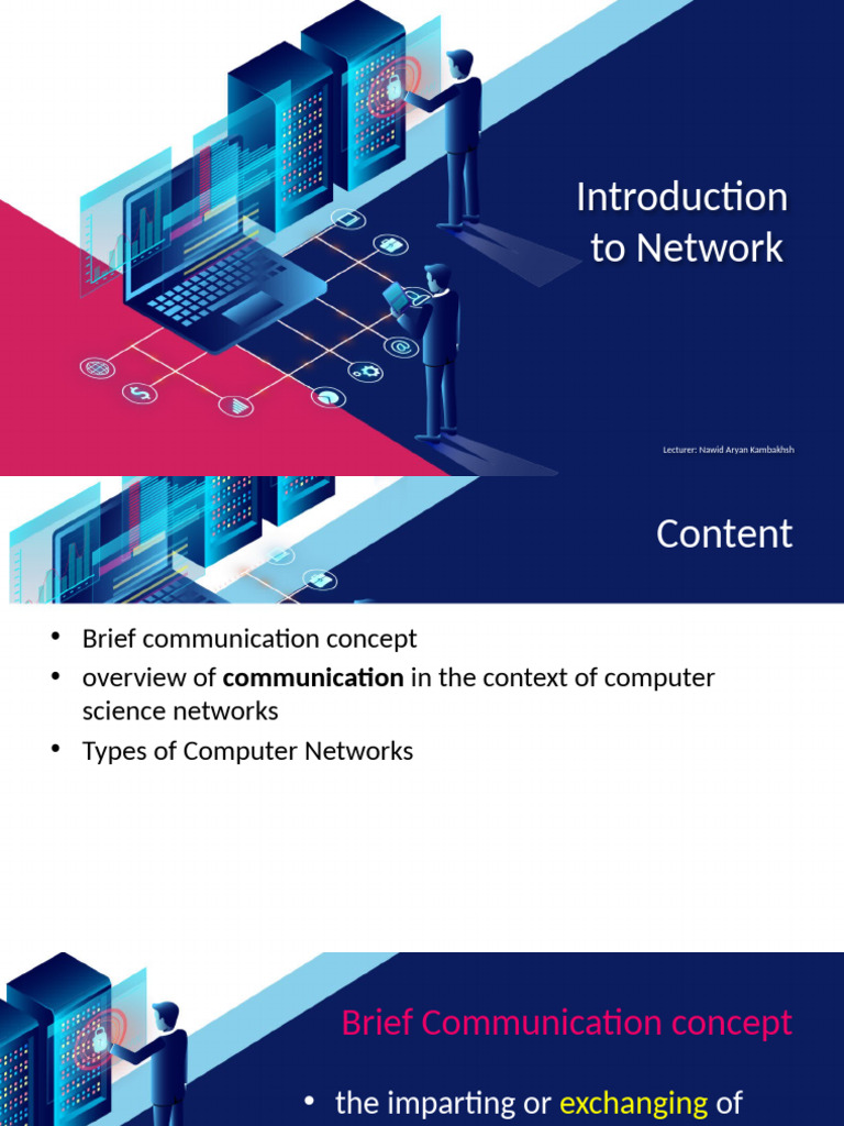 Introduction To Network | PDF | Computer Network | Osi Model