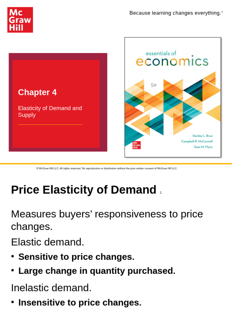 Brue Essentials 5e PPT Ch004 Accessible | PDF | Price Elasticity Of ...