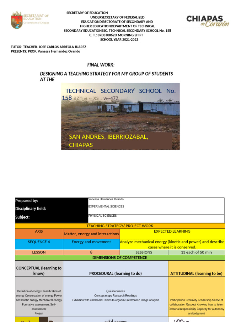 physical planning topic energy and movement | PDF | Potential Energy ...