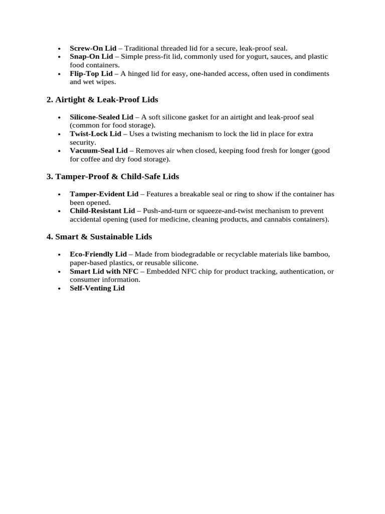 container lid design | PDF