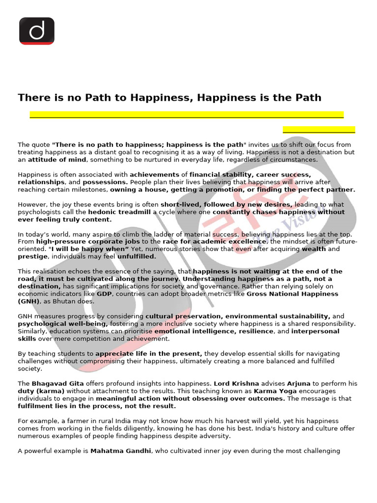 1 (2) | PDF | Happiness | Meditation