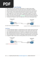 Understanding Static Routes Configuration | PDF | Ip Address | I Pv6