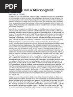Bob Ewell: Character Analysis in TKAM | PDF | To Kill A Mockingbird