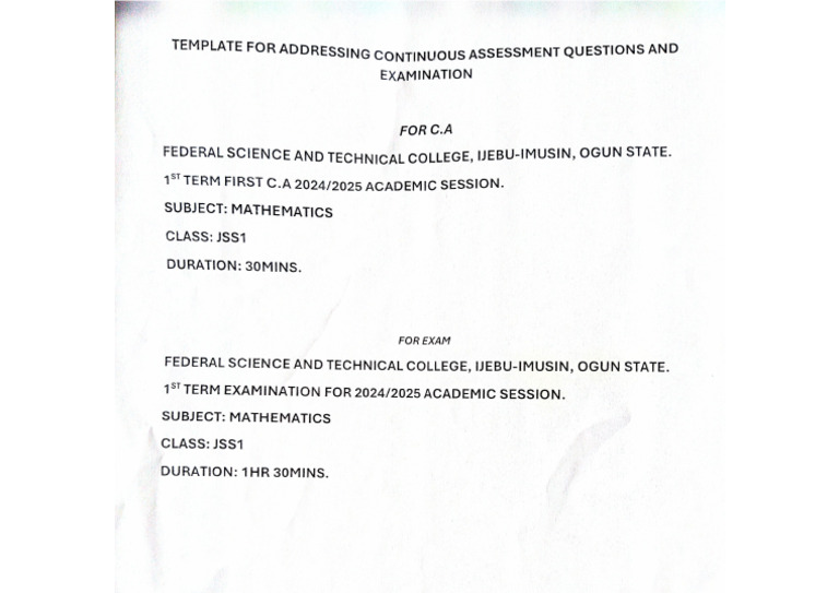Format For Heading | PDF