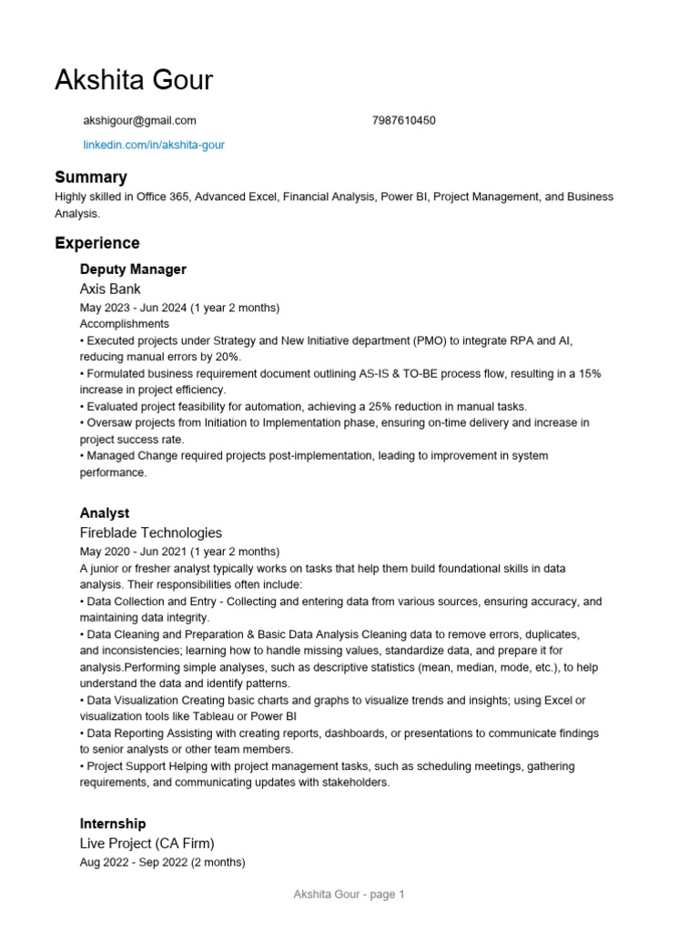 RM RESUME | PDF | Data | Project Management