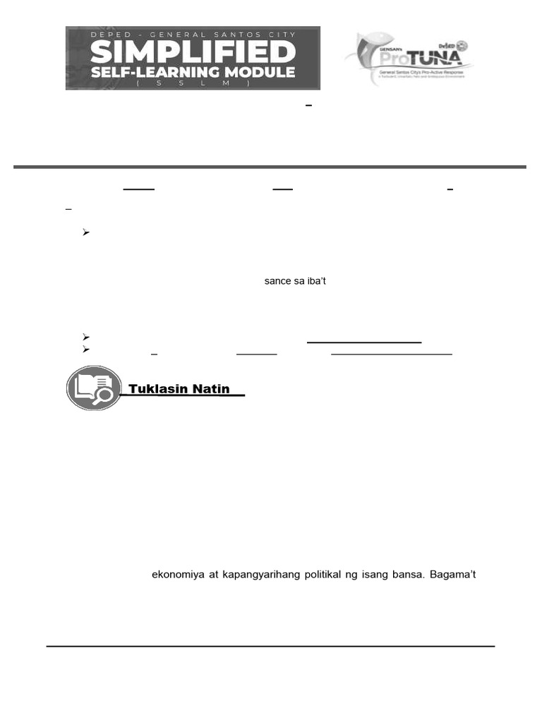 Ap8-Sslm-Q3-W1 (1) | PDF