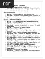Indian Constitution Chart | PDF