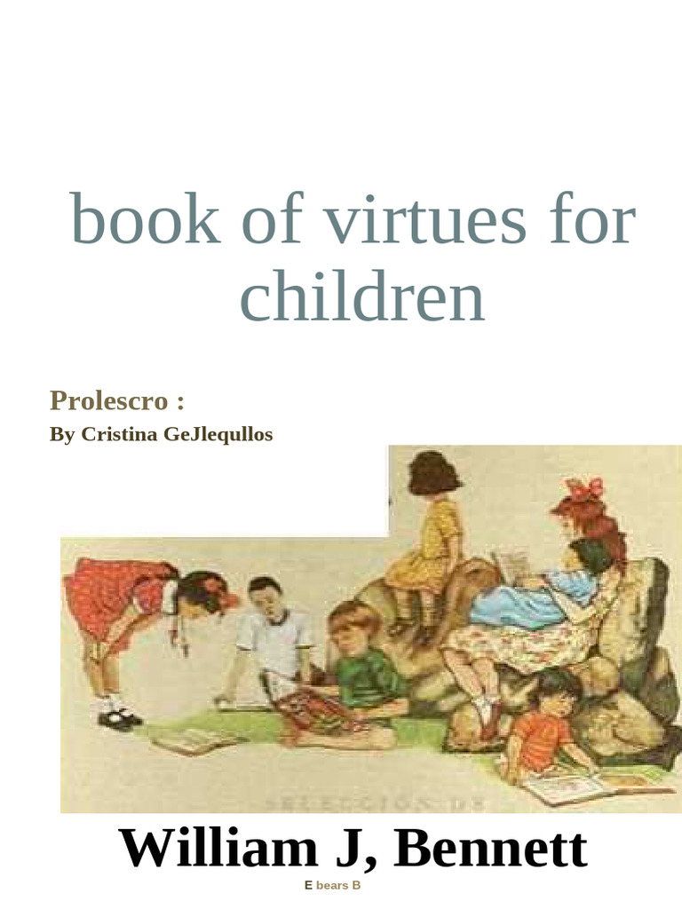 Children's Book of Virtues Overview | PDF