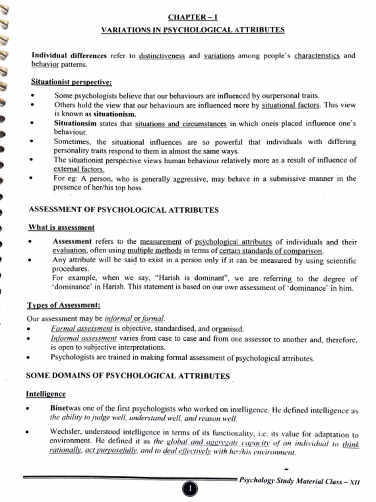 Chapter 1, Psy 12 -1 (1) | PDF | Intellectual Disability | Intelligence Quotient