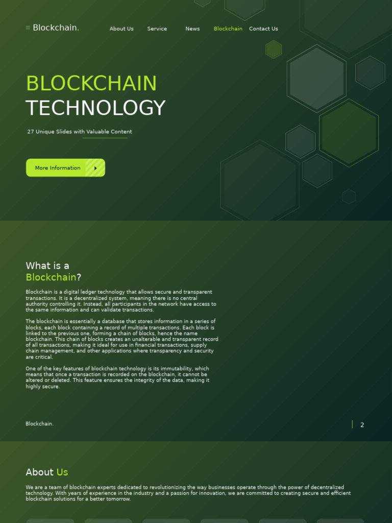 Blockchain Technology | PDF | Computer Network | Computer Security