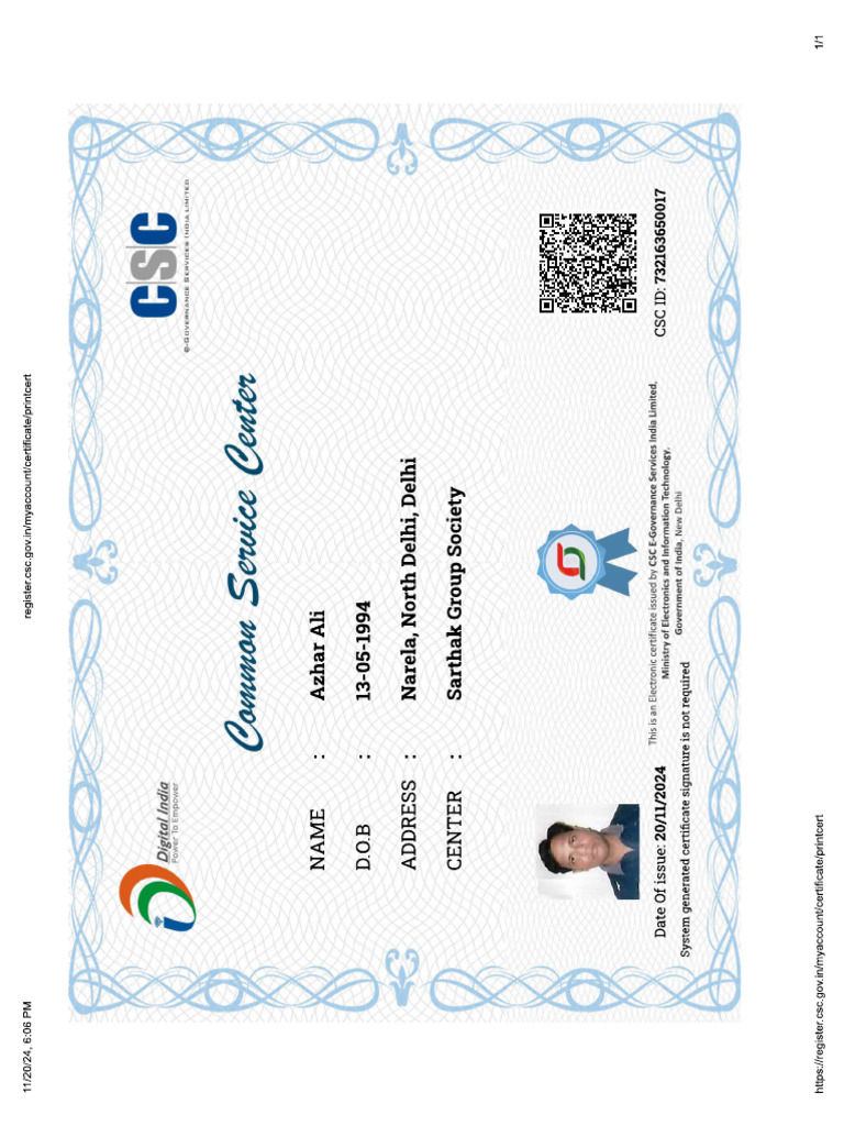 CSC Certi | PDF