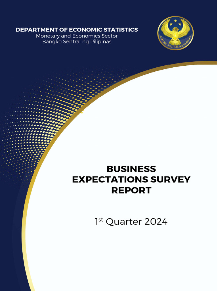 BES_1qtr2024 | PDF | Metro Manila | Economies