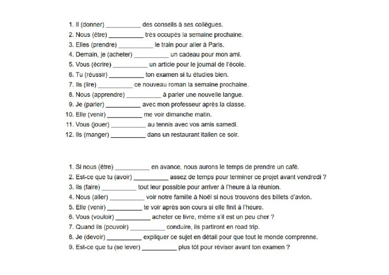 French Practice | PDF