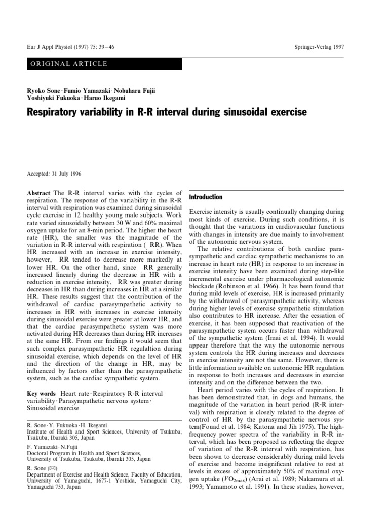 s004210050124 | PDF | Heart Rate | Spectral Density