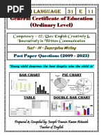 OL English Describing Graphs Activities Booklet Competency 7 7 | PDF | Bus