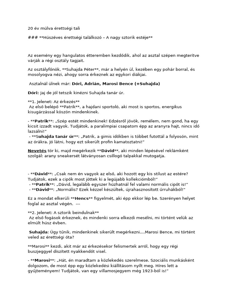 20 Év Múlva..... | PDF
