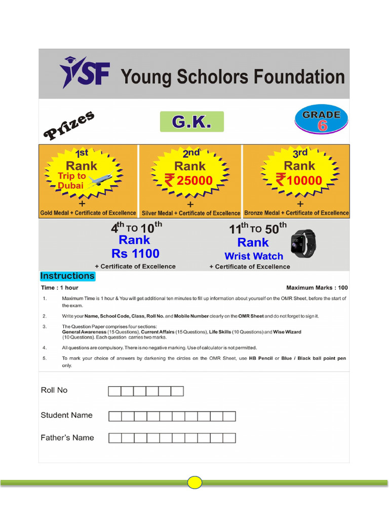 6th Class GK Mayank | PDF