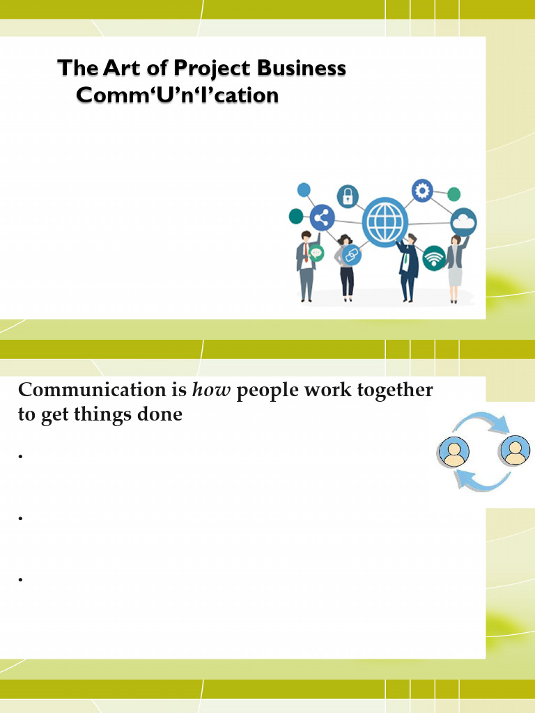 Project Communication - Fundamentals | PDF | Communication | Project ...