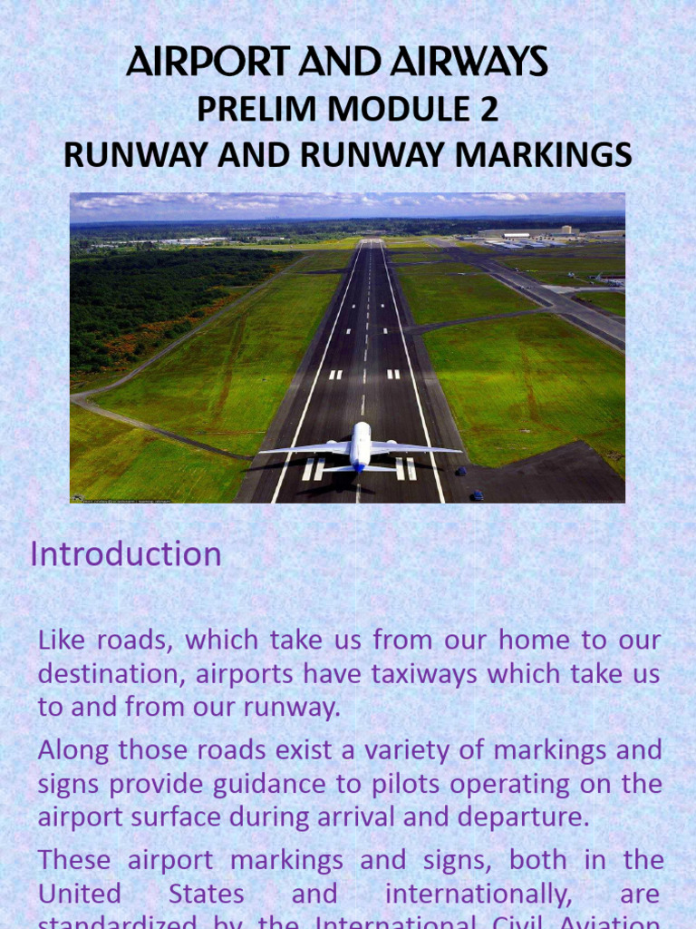 AIRPORT AND AIRWAYS module 2.pptx (2) | PDF | Runway | Airport
