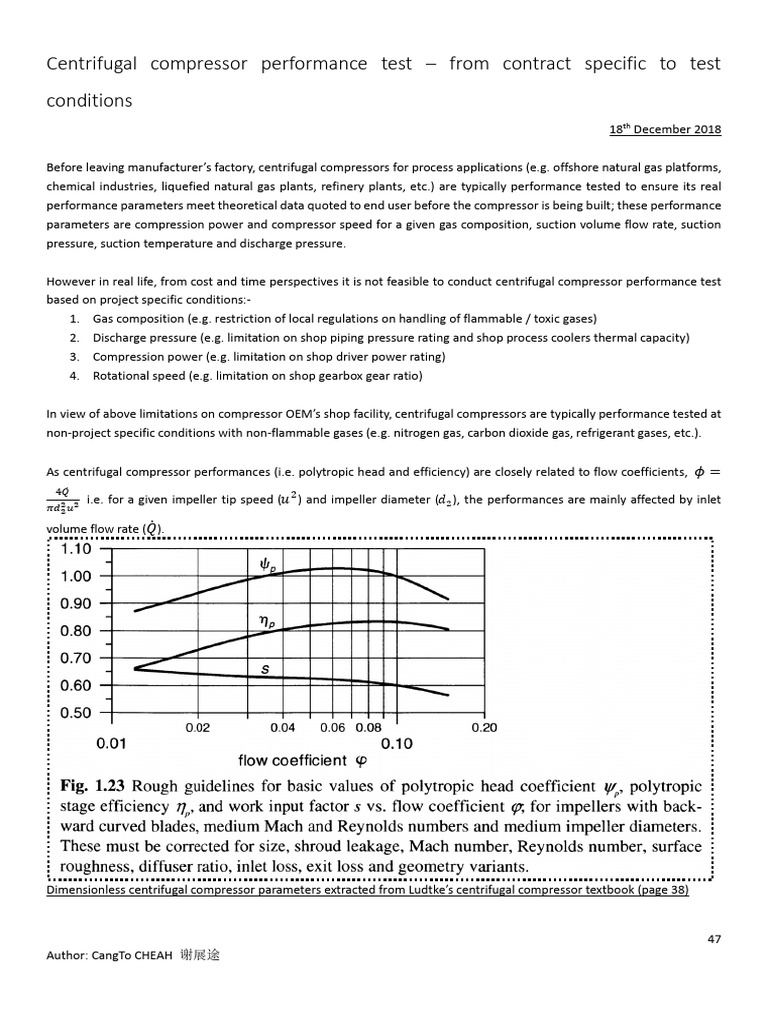 Centrifugal Compressor Type 2 Test Conditions 1737431270 | PDF | Gases ...