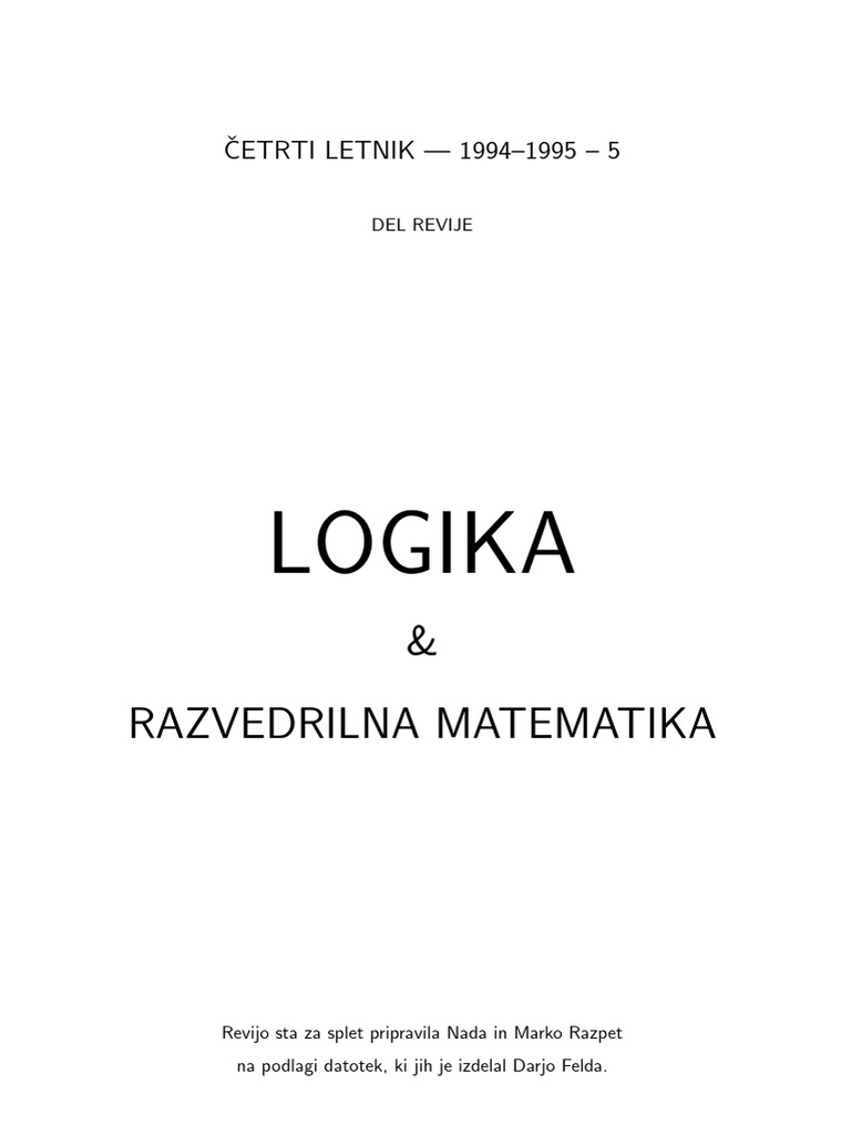 Logika 1994 1995 - 5 | PDF