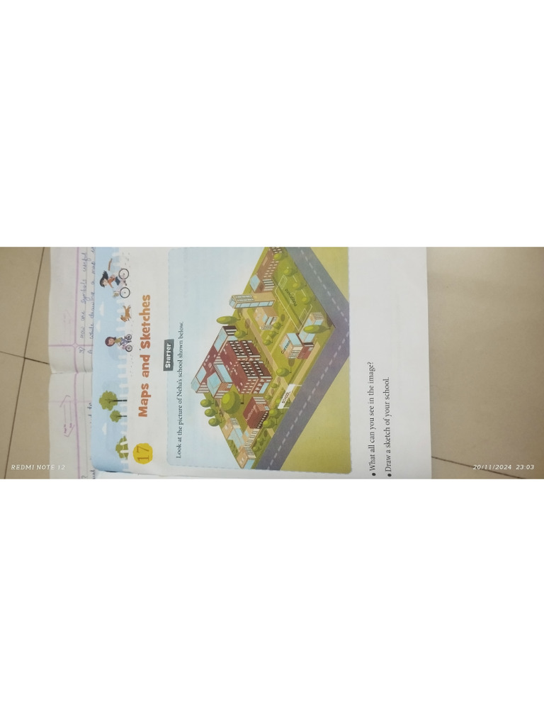 STD 3 CH 17 Maps and Sketches | PDF